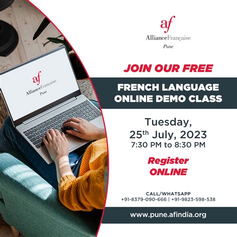 Free French Language Online Demo Class Alliance Francaise De Pune