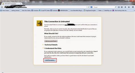 Cara Melewati Sertifikat Error Di Mozila HIDDDEN2209