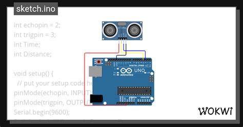 Ultrasonic Sensor Measuring Time And Distance Wokwi Esp32 Stm32