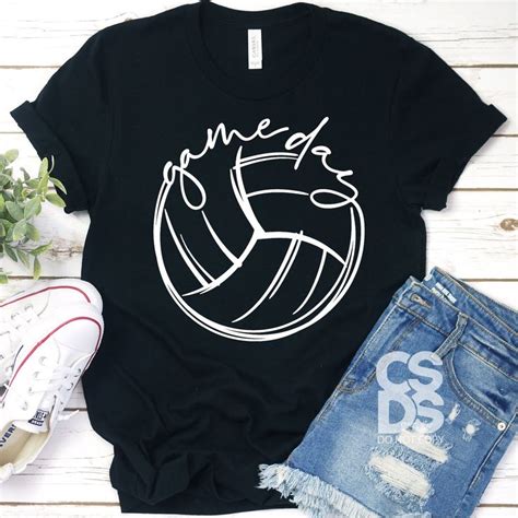 Volleyball Game Day T Shirt Etsy In 2024 Screen Printing