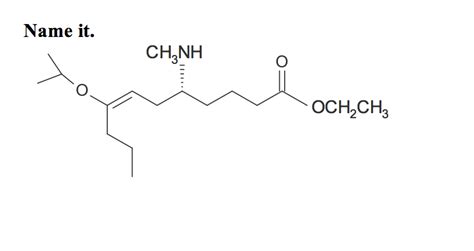 Solved Name It Ch Nh Och Ch Chegg Com