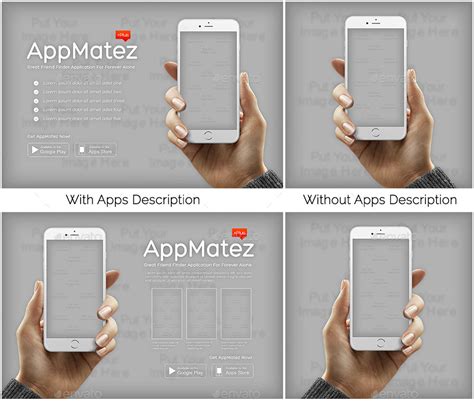 Mobile Application Presentation Mock Up Graphics GraphicRiver
