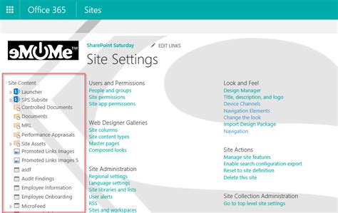 Day 42 Navigation Elements In Sharepoint Tracy Van Der Schyff