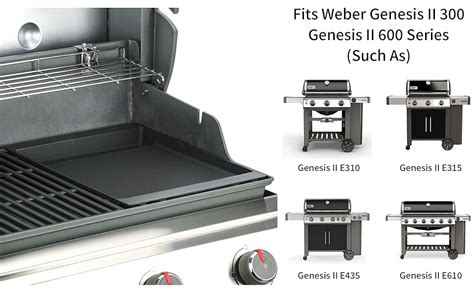 Beurbcikue 7599 Griddle For Weber Genesis Ii E 310 E 315 E 325 E 330 Genesis Ii