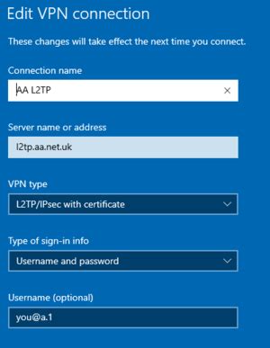 L2TP Client Windows AAISP Support Site