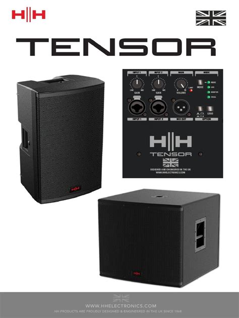 Tensor Product Line Spanish Pdf Altoparlante Ingeniería De Audio