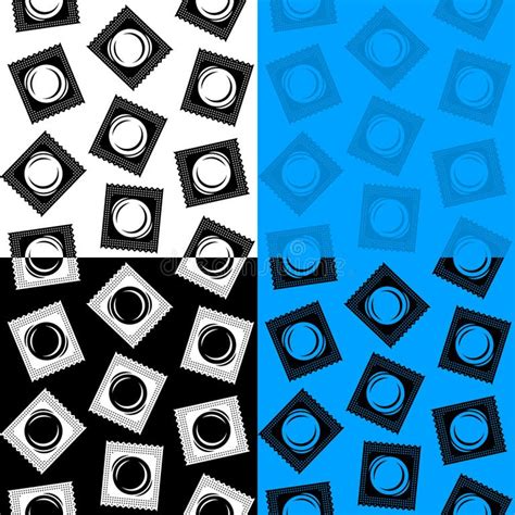Condom Icon Condom In A Package Seamless Pattern Symbol Of Love