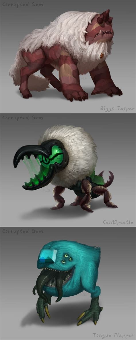 Artstation Gem Monsters From Steven Universe