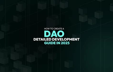 How To Build A DAO Development Guide SapientPro