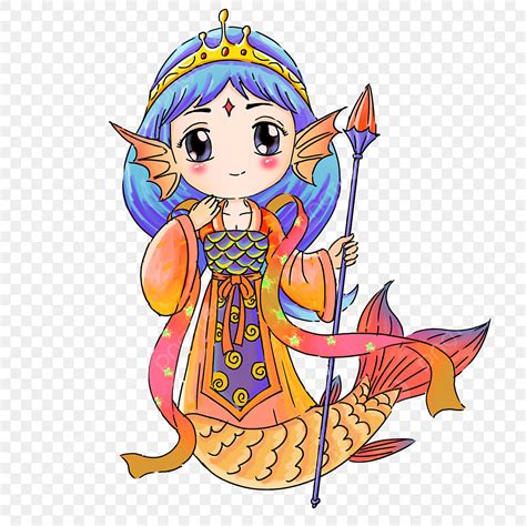 인어 공주 신화 이야기 귀여운 일러스트 만화 캐릭터 자유 버클 공주 클립 아트 배경 없음 투명한 바닥 Png 일러스트 및 Psd 이미지 무료 다운로드 Pngtree