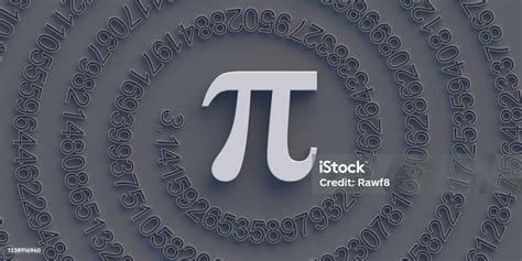 파이 기호 및 숫자 숫자입니다 그리스어 문자 수학 기호 및 소수점 시퀀스 3d 일러스트레이션 Pi Day에 대한 스톡 사진 및 기타 이미지 Istock