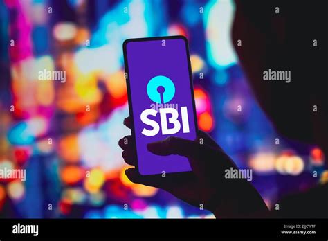 In This Photo Illustration The State Bank Of India Sbi Logo Is