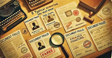 Document Fraud 5 Typical Scenarios You Absolutely Need To Know