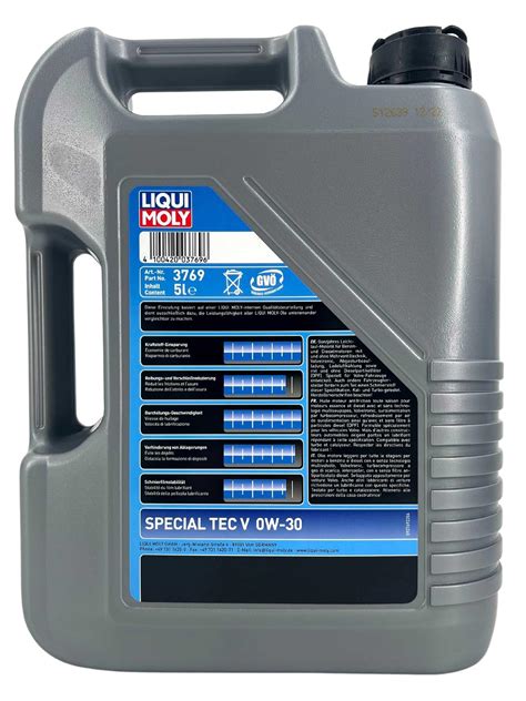 Liqui Moly Special Tec V 0w 30 5 Liter G6738947