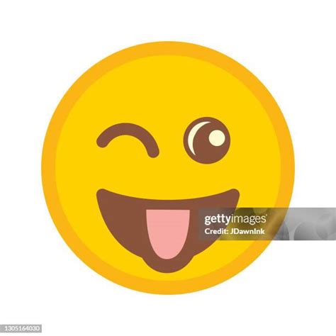 Winking Face Emoji Photos And Premium High Res Pictures Getty Images