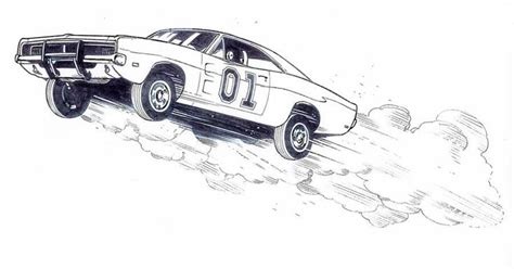 The General Lee By Jerome K Moore On Deviantart Cars Coloring Pages