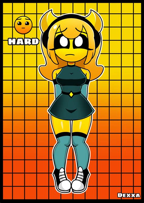 Geometry Dash Hard Girl Art Реальные призраки Прикольные таблички