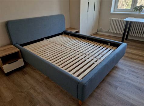 The Lattice Frame With Lattice Is A Natural Wood Colo Stock Image