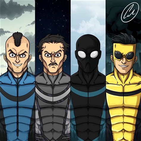 Invincible Variants By Calmorley On Deviantart
