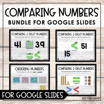 Comparing Numbers Bundle For Google Slides Distance Learning TpT