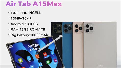 Air Tab A15 Max 16gb Ram 1tb Rom Card Pubge Support Mrsgroupllc