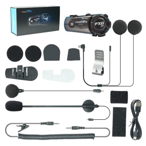 Fx8 Air Motorcycle Bluetooth Intercom Fodsports