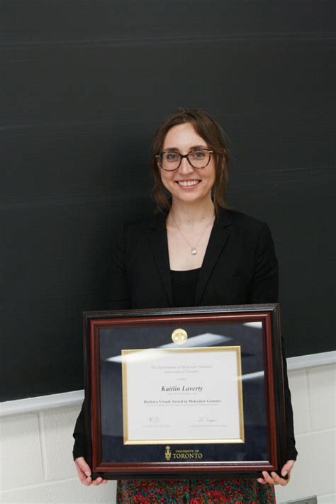 Dr Kaitlin Laverty Receives The 2023 24 Barbara Vivash Award