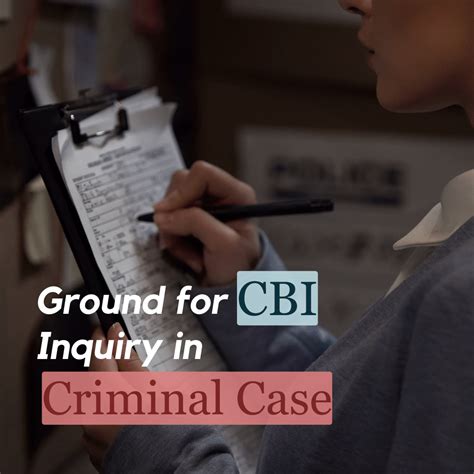 Ground For Cbi Inquiry In Criminal Case Barelaw