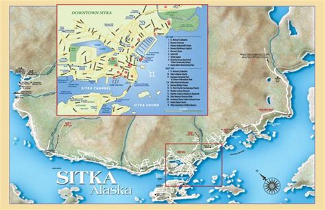 Sitka Alaska Map History Amp Locator Map Sitka Map Sitka Alaska