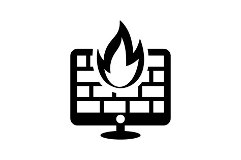 Firewall Security Icon Graphic By Dhimubs124s Creative Fabrica