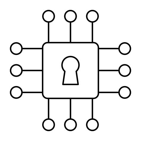 A Perfect Design Vector Of Secure Microchip 13018919 Vector Art At Vecteezy