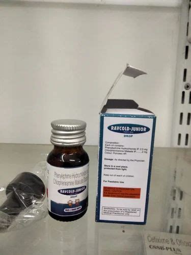 Syrup Phenylephrine Hydrochloride Chlorpheniramine Maleate Drops Ip At Rs 9550bottle In Haridwar