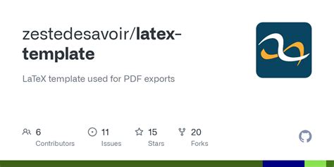 Github Zestedesavoir Latex Template Latex Template Used For Pdf Exports