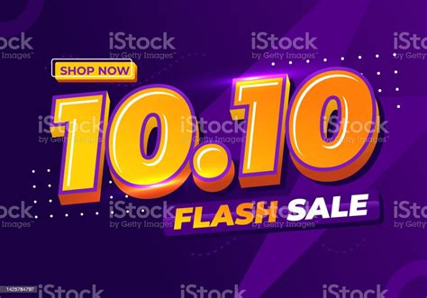 1010 판매 포스터 또는 쇼핑 데이 플라이어 디자인 1010 플래시 판매 온라인 배너 9월에 대한 스톡 벡터 아트 및 기타 이미지 Istock