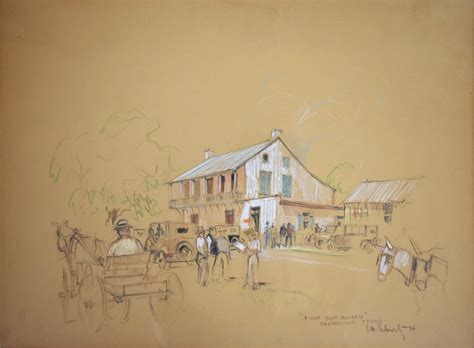 Buck Schiwetz First July Monday Castroville Tx 3440 Texas Art