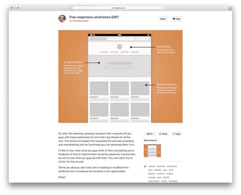 Free Web Page Wireframe Kits For Web Designers Developers Colorlib