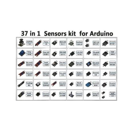 Buy 37 In 1 Sensors Kit Compatible With Arduino Online In India At