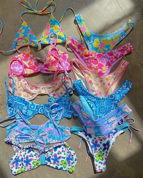 Pin By 𝓑 ⭐️ On 👙 Fits Bikinis Cute Bathing Suits Summer Bikinis
