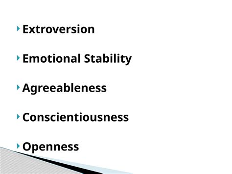Presentation Of Personalty Traitspptx