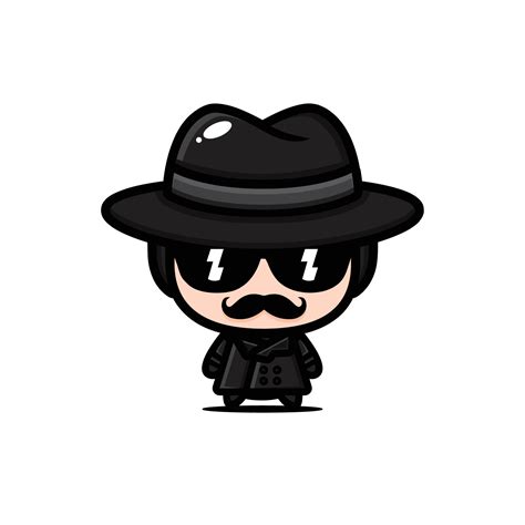 Secret Agent Character Vector Design 3809164 Vector Art At Vecteezy