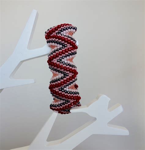 Zig Zag Peyote Bracelet Etsy