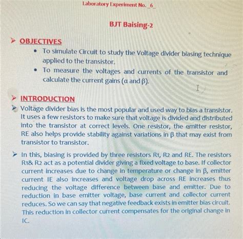 Solved OBJECTIVES To Simulate Circuit To Study The Voltage Chegg Com