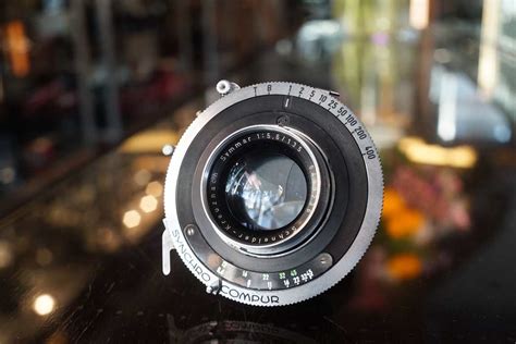 Schneider Symmar 135mm F56 Lens In Synchro Compur Shutter Fotohandel Delfshaven Mk Optics