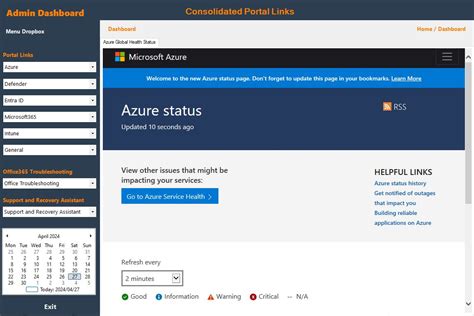Wrote Powershell Winforms Gui With Portal Links Caleb Smith Posted On