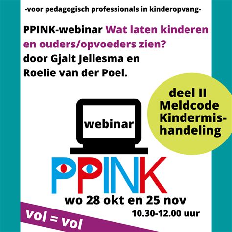 Ppink Webinar Meldcode Kindermishandeling Deel Ii Ppink