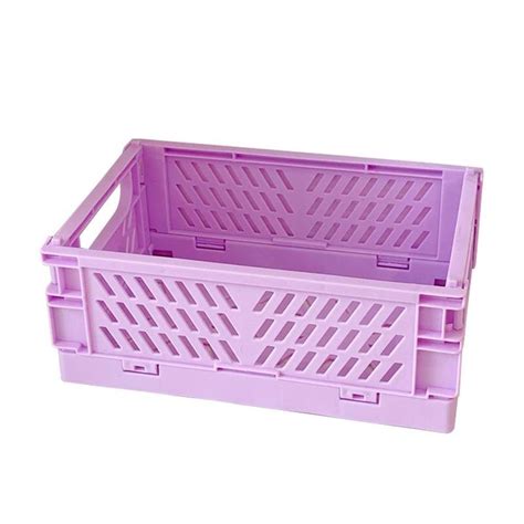 Crate Storage Box Plastic Storage Container Collap Grandado