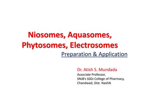 Niosomes Pptx
