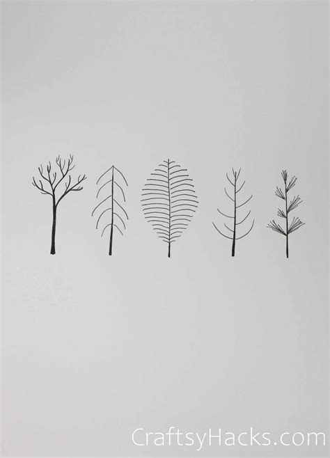 21 Easy Tree Drawing Ideas Craftsy Hacks