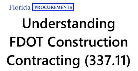 Fdot Marketing Meetings An Insiders Strategic Guide For Consultants Florida Procurements