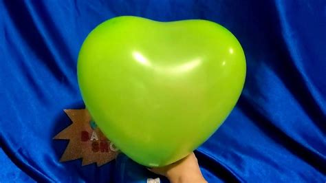 Fun Heart Balloon Inflation Deflation And Popping Youtube